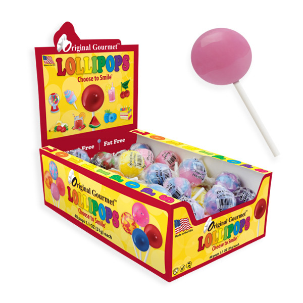 Original Gourmet Lollipops - 48ct Display Box