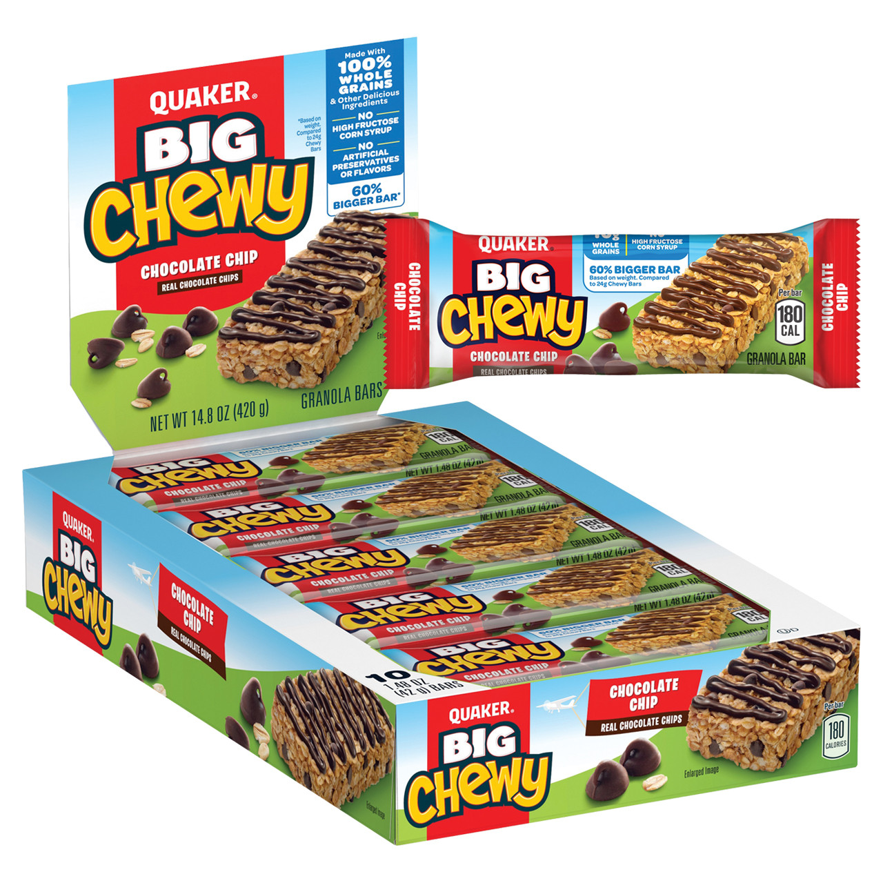 Nabisco - Chips Ahoy Big Chewy Cookie - Original Chocolate Chip - 2.5oz ...
