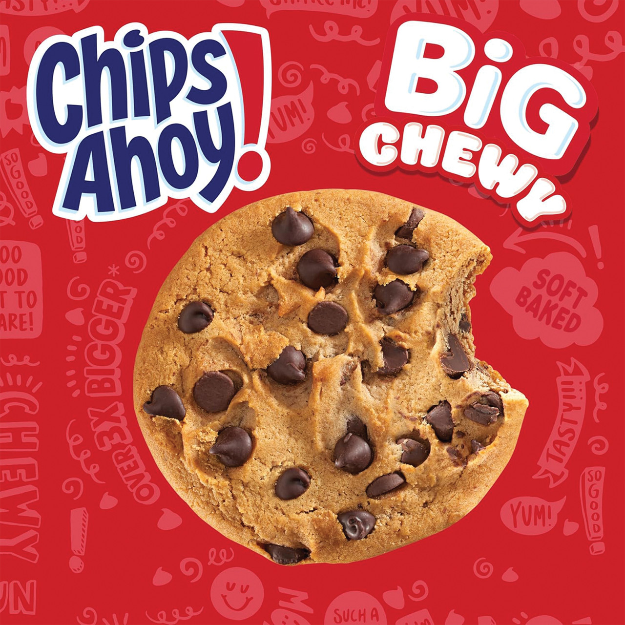 Nabisco - Chips Ahoy Big Chewy Cookie - Original Chocolate Chip - 2.5oz ...