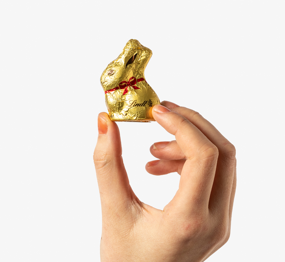 Lindt Milk Chocolate Mini Gold Bunny - 5 Pack - 12Ct Display Box