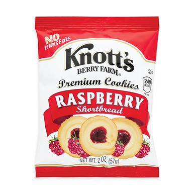 Knott's Premium Cookies - Raspberry Shortbread - 2 Ounce Bag