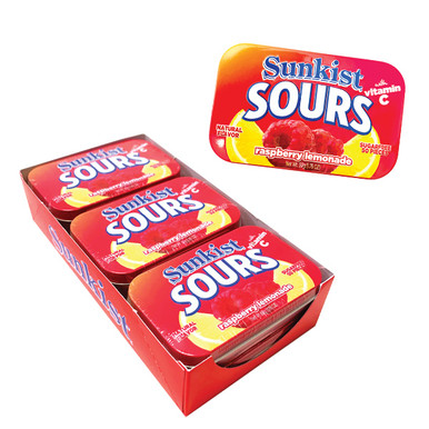 Sunkist Sours - Raspberry Lemonade - 6ct Display Box