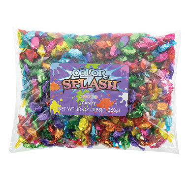 Color Splash Assorted Hard Candy - 3lb Bag (370 Pieces)