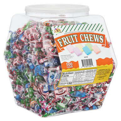Albert's Fruit Chews - Bulk Display Tub - 500ct
