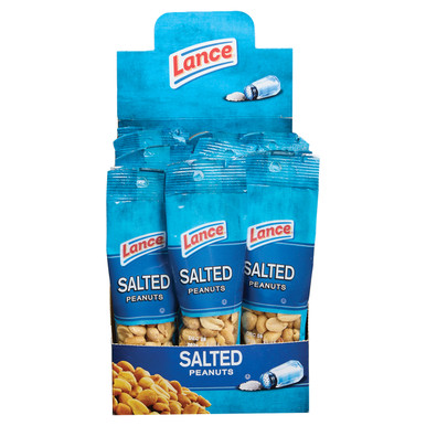 Lance Salted Peanuts - 12ct Display Box
