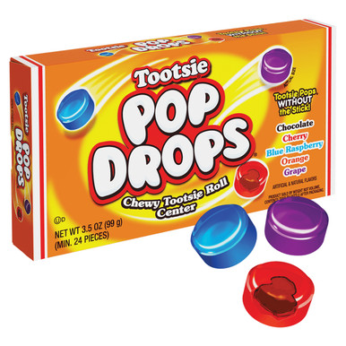 Theater Box Candy - Tootsie Pop Drops - 12ct Display Box