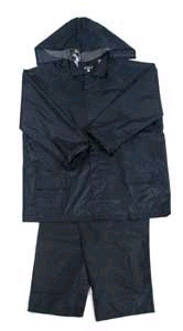 RAIN SUITS WITH HOOD NYLON SIZE XL - IMPA 190409