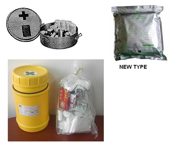 FIRST AID KIT FOR LIFERAFT - IMPA 330245