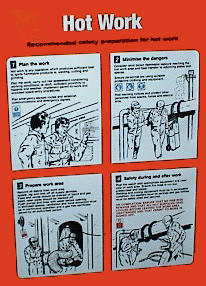 POSTER LIFERAFT LAUNCHING 480X330MM - IMPA 331502