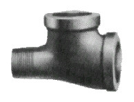 TEE SERVICE MALLEABLE CAST IRON GALV 1/2 IMPA 730334