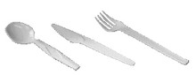 SPOON PLASTIC 147MM - IMPA 170253