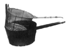 FRENCH FRYER WITH BASKET STEEL 360MM - IMPA 171752