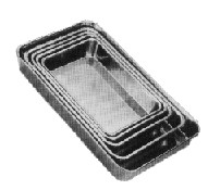 PAN RECTANGULAR STAINLESS 480X335X80MM - IMPA 172125