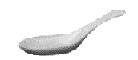 SOUP SPOON CHINESE STYLE PORCELAIN 140MM - IMPA 173606