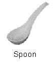 SPOON CHINESE STYLE MELAMINE 160MM LENGTH - IMPA 173619