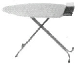 IRONING TABLE ADJUSTABLE HEIGHT 1310X410MM - IMPA 174728