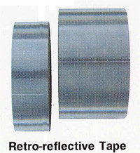 TAPE REFLECTIVE SILVER WHITE 50MM WIDTH - IMPA 330188