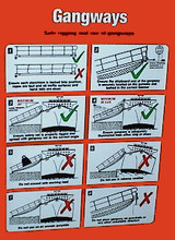 POSTER GANGWAYS 480X330MM - IMPA 331514