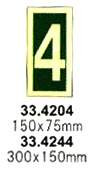 SAFETY SIGN 4 150X75MM - IMPA 334204