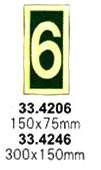 SAFETY SIGN 6 150X75MM - IMPA 334206