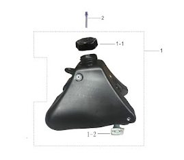 Kayo KMB60 Fuel Gas Tank 60 - Whygostock.com