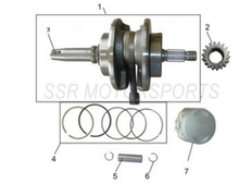 SSR SR189 Piston and Rings Kit 189 - Whygostock.com