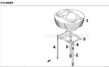 SSR XF250 Cylinder Base Gasket XF250X Snake Eyes 250 - Whygostock.com