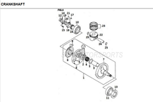 SSR XF250 Piston Ring Set Rings XF250X Snake Eyes - Whygostock.com