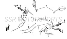 SSR Razkull 125 Throttle Sleeve Grip Right Side - Whygostock.com