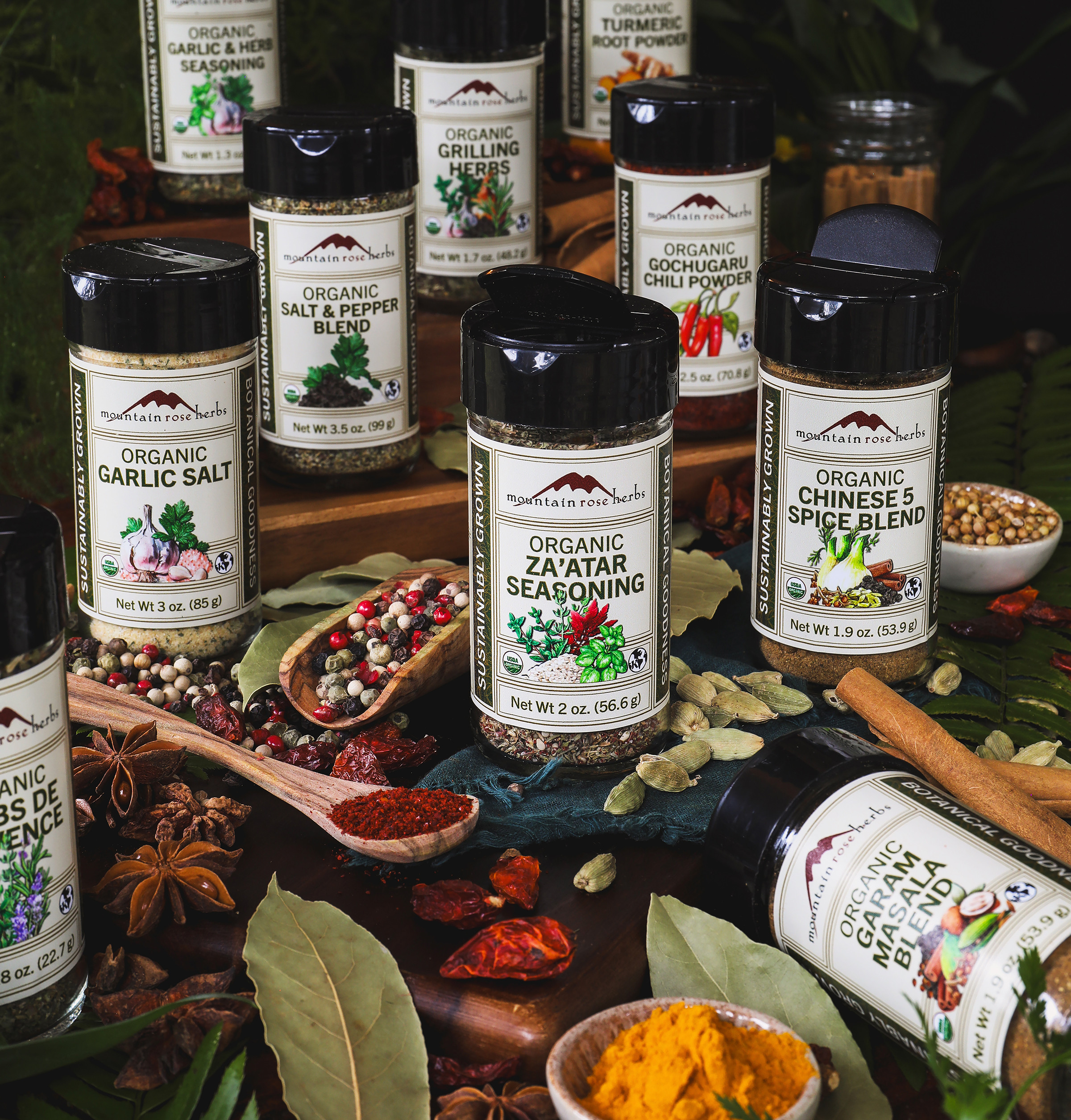 Organic Spices & Seasoning Blends