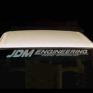 JDM Windshield Banner