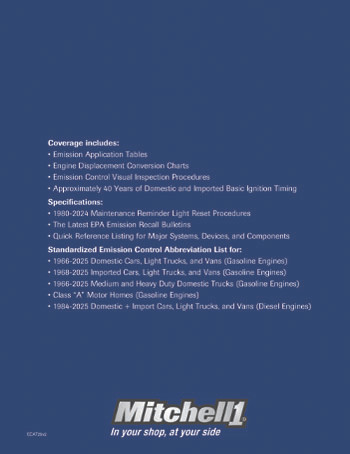 2025 Mitchell1 Emissions Control Application Guide