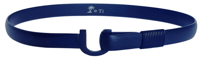 6mm Blue Water Matte Finish Titanium Hook Bracelets - The Hook Company