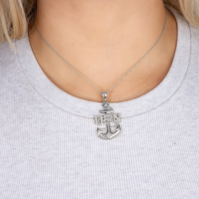 .925 Sterling Silver United States Navy Fleet Senior Chief Petty ...
