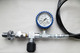 DIN fill hose assembly with gauge - North Shore Compressor Store