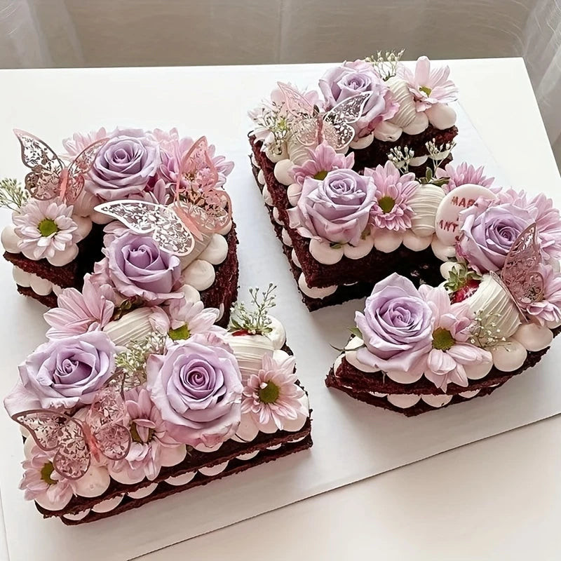 Number Cake Template Set - Cutting Guides - The Cake Mixer