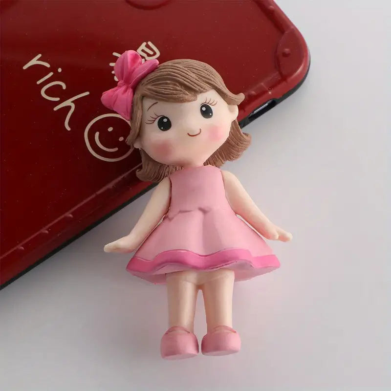 Cute Girl Resin Cake Topper. Food Contact Safe - The Cake Mixer