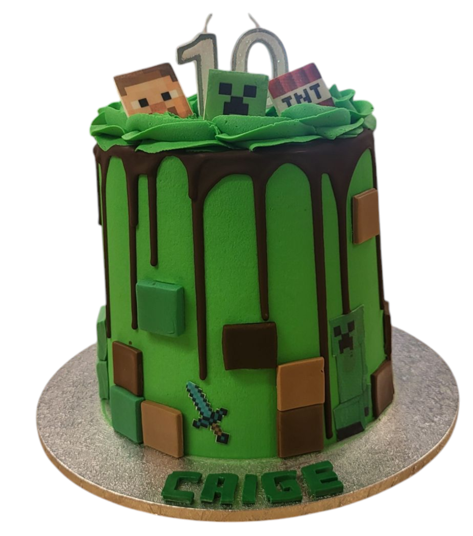 Minecraft Buttercream Cake | Choose Your Flavour
