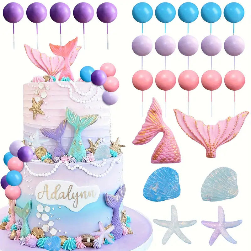 Mermaid Theme Cake Decorating Kit NZ | The Cake Mixer