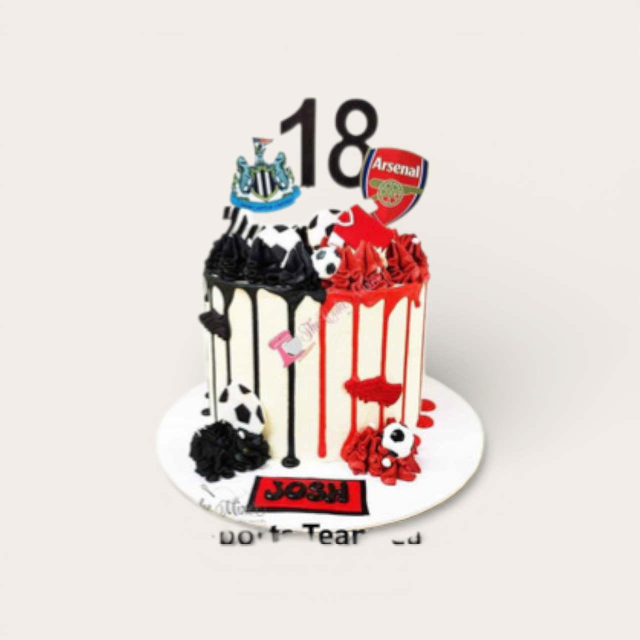 Sports Team Colours Drip Cake | Cake | The Cake Mixer