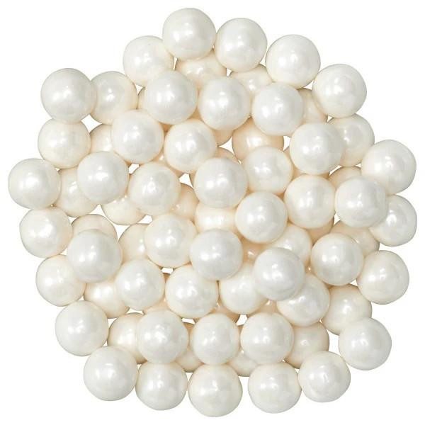 8mm White Sugar Pearls | Cake Decorations Auckland