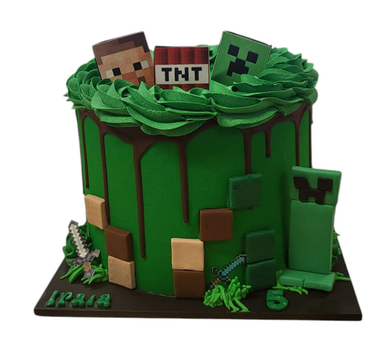 Minecraft Buttercream Cake | Choose Your Flavour