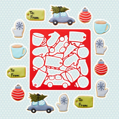 Wilton Christmas Multi Cookie Cutter Sheet - The Cake Mixer