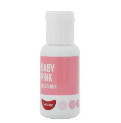 Go Bake Baby Pink Food Colouring Gel 21gm - The Cake Mixer