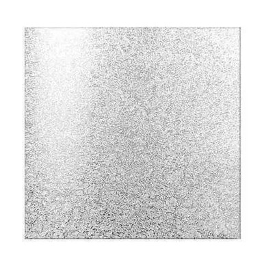 13 Inch Square Silver Cake Board | Sturdy Base