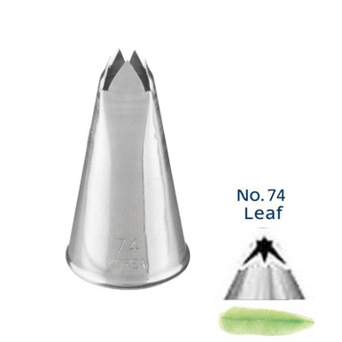 #74 Leaf Piping Nozzle | Cake Decorating Supplies