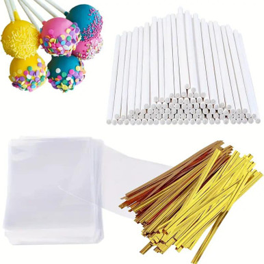 Cake Pop Sticks, Bags & Ties | The Cake Mixer Auckland