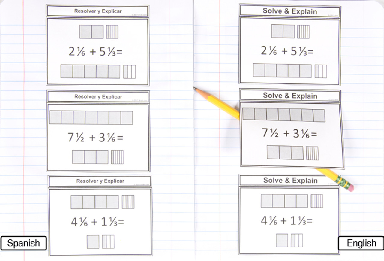 Adding Mixed Numbers Dzdownloadablefoldables adding-mixed-numbers-dzdownloadablefoldables