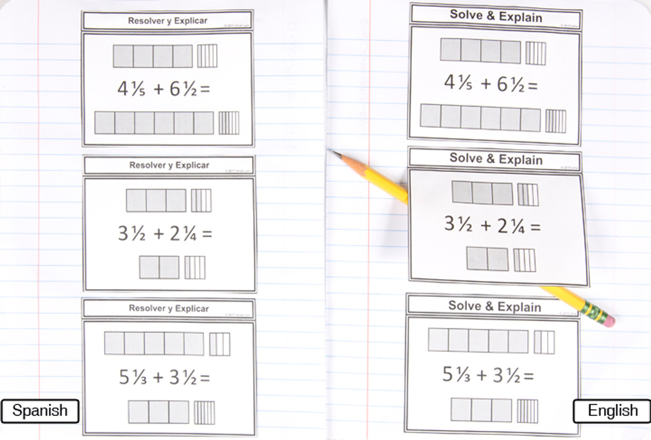 Adding Mixed Numbers Dzdownloadablefoldables adding-mixed-numbers-dzdownloadablefoldables