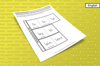 Homophones: lie, lay, lain - dzdownloadablefoldables